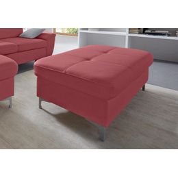 exxpo - sofa fashion Hocker Azzano, rot