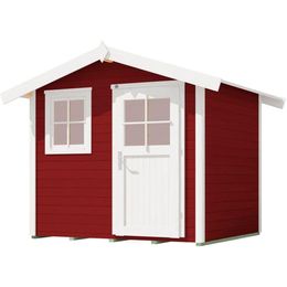 Weka Gartenhaus 123 Gr.1, schwedenrot, BxT: 306x239 cm, rot