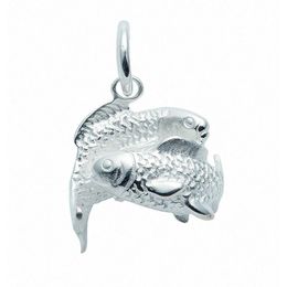 Adelia´s Adelia´s Kette mit Anhänger 925 Silber Sternzeichen Anhänger Fisch, Schmuckset - Set mit Halskette, silberfarben