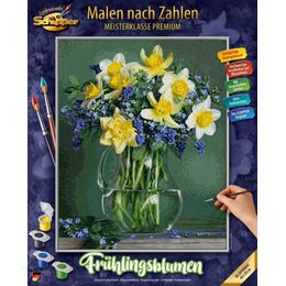 Schipper Malen nach Zahlen Meisterklasse Premium - Frühlingsblumen, Made in Germany, bunt