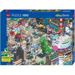 Heye Puzzle Berlin Quest, 1000 Puzzleteile, Made in Germany, bunt