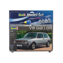 Revell® Modellbausatz Model-Set VW Golf 1 GTI, Maßstab 1:24, (Set), Made in Europe, grau