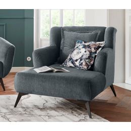 Inosign Loveseat Baggio, Zierkissen inklusive, blau