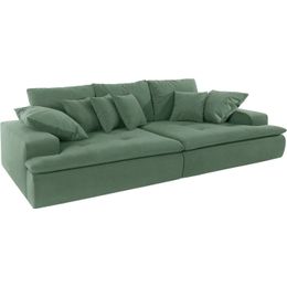 Mr. Couch Big-Sofa Haiti AC, wahlweise mit Kaltschaum (140kg Belastung/Sitz) und AquaClean-Stoff, grün