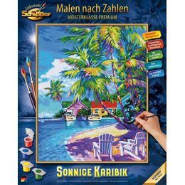 Schipper Malen nach Zahlen Meisterklasse Premium - Sonnige Karibik, Made in Germany, bunt