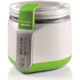 Ariete Joghurtbereiter B-cheese 615, 2 Portionsbehälter, je 400 ml, 2 Portionsbehälter, je 400 ml, auch für vegane Joghurt- und Käsezubereitung geeignet, grün|weiß