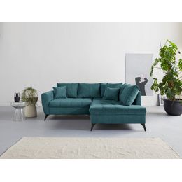 Inosign Ecksofa Lörby, Belastbarkeit bis 140kg pro Sitzplatz, auch mit Aqua clean-Bezug, blau