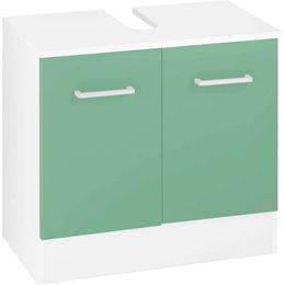 HELD MÖBEL HELD MÖBEL Waschbeckenunterschrank Ribera, grün|weiß