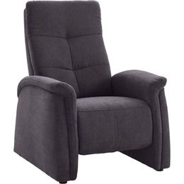 exxpo - sofa fashion Sessel Tivoli (Set), mit Relaxfunktion und 2 Armlehnen, grau