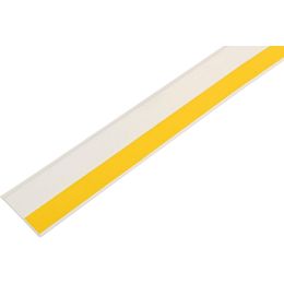 Schellenberg Zierleiste PVC-Flachleiste, selbstklebend, selbstklebend, 1,5 m Länge, 5 cm Breite, weiß