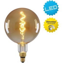 Näve näve LED-Leuchtmittel Dilly Max, E27, 1 St., Filament warmweiß LED E27/5W dimmbar 2200K 280lm D: 20cm H: 30cm, beige