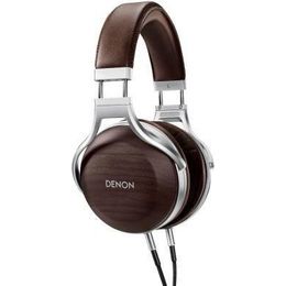 Denon AH-D5200 Over-Ear-Kopfhörer (Hi-Res, Rauschunterdrückung), braun