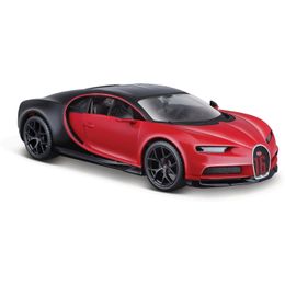 Maisto® Modellauto Bugatti Chiron Sport, 1:24, Maßstab 1:24, Special Edition, rot|schwarz