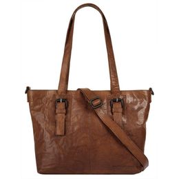 SPIKES & SPARROW Spikes & Sparrow Shopper, echt Leder, braun