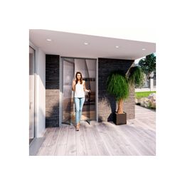 Windhager Insektenschutz-Vorhang Comfort, für Türen bis zu einer Größe von 95x220 cm, schwarz