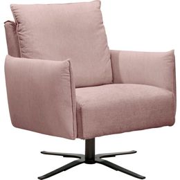 Schöner Wohnen Kollektion SCHÖNER WOHNEN-Kollektion Sessel Lineo, 360° drehbar, rosa