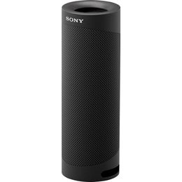 Sony SRS-XB23 tragbarer, kabelloser Bluetooth-Lautsprecher (Bluetooth, 12h Akkulaufzeit, wasserabweisend, Extra Bass), schwarz