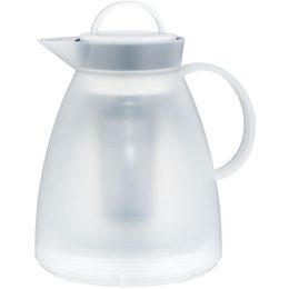 Alfi Isolierkanne Dan Tea, 1 l, Kunststoff mit integriertem Teefilter, weiß