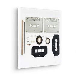 Komar Leinwandbild Assembly Instructions Cassette, (1 St), 40x40 cm (Breite x Höhe), Keilrahmenbild, braun|schwarz|weiß