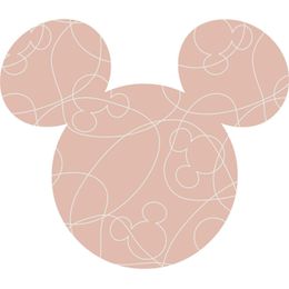 Komar Wandtattoo Mickey Head Knotted (1 St), Künstler: Disney, 125x125 cm (Breite x Höhe), rund und selbstklebend, rosa