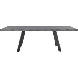 Inosign Esstisch Brac, Gestell aus Metall, Breite 160 cm, grau