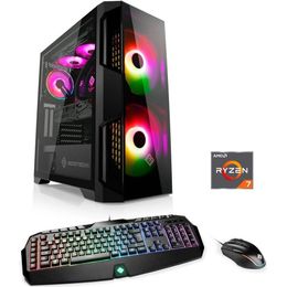 CSL HydroX L8111 Wasserkühlung Gaming-PC (AMD Ryzen 7 Ryzen™ 7 5800X, GeForce RTX 3060, 2000 GB HDD, 1000 GB SSD, Wasserkühlung), schwarz