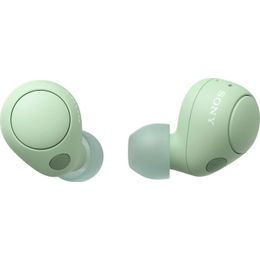 Sony WF-C700N In-Ear-Kopfhörer (Noise-Cancelling, Bluetooth, bis 20 Std. Akkulaufzeit, Multipoint Connection), grün
