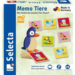 Selecta Spiel, Memo Tiere, Made in Germany, bunt