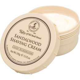 Taylor of old Bond Street Rasiercreme Shaving Cream Sandalwood, beige