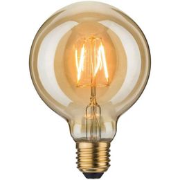 Paulmann LED-Leuchtmittel Vintage Globe 95 2,5W E27 Gold 1700K, E27, Extra-Warmweiß, goldfarben