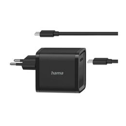 Hama Universal-USB-C-Notebook-Netzteil, Power Delivery (PD) 5-20V/45W Notebook-Netzteil, schwarz