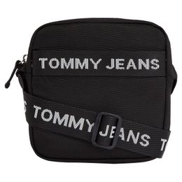 Tommy Jeans Mini Bag TJM ESSENTIAL SQUARE REPORTER, Herrenschultertasche Tasche Herren Umhängetasche, schwarz