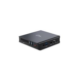 CSL Narrow Box Ultra HD Compact v4 / Win 10 Mini-PC (Intel Celeron N4120, UHD Graphics 600, 4 GB RAM, passiver CPU-Kühler), schwarz