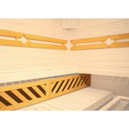 Weka Sauna-Rückenlehne Komfortpaket 3 (Set), 3-tlg., beige