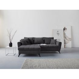 Inosign Ecksofa Lörby, Belastbarkeit bis 140kg pro Sitzplatz, auch mit Aqua clean-Bezug, grau