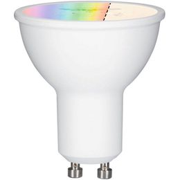 Paulmann LED-Leuchtmittel Smart Home Zigbee Reflektor 5,5 W Matt GU10 RGBW, GU10, 1 St., Farbwechsler, weiß