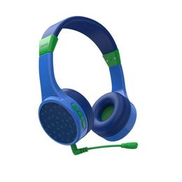 Hama Bluetooth®-Kinderkopfhörer Teens Guard, On-Ear, Lautstärkebegrenzung Kinder-Kopfhörer, blau