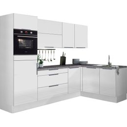 Optifit Winkelküche Tara, mit Vollauszug und Soft-Close-Funktion, Stellbreite 265 x 175 cm, weiß