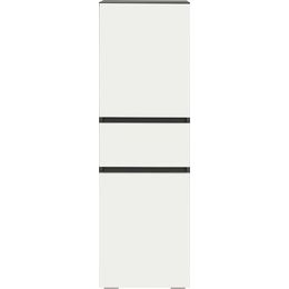Home Affaire Midischrank Wisla Höhe 130 cm, mit Türen & Schubkasten, grau|weiß