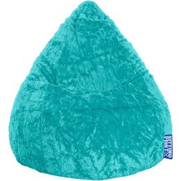 SITTING POINT Sitzsack Fluffy Beanbag L, blau