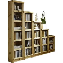 Home Affaire Bibliothek Soeren Stege, 5-tlg., Aus Massiver Kiefer, beige