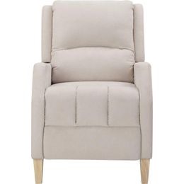 Home Affaire Relaxsessel Tholey (1-St), Relaxsessel mit Verstellung, Sitz und Rücken gepolstert, Sitzhöhe 51cm, weiß