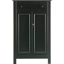 Woood Garderobenschrank Eva, schwarz