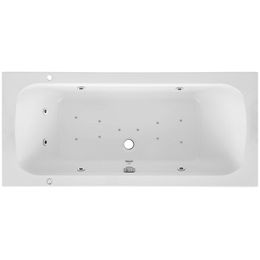 Ottofond Whirlpool-Badewanne Malta, (Komplett-Set), Typ Premium, 170x75 cm, weiß