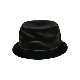 Flexfit Flex Cap Flexfit Bucket Hat Velvet Bucket Hat, schwarz