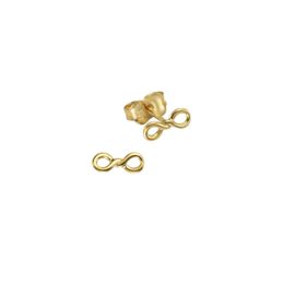 Celesta Paar Ohrstecker 375 Gelbgold Infinity Zeichen, gelb