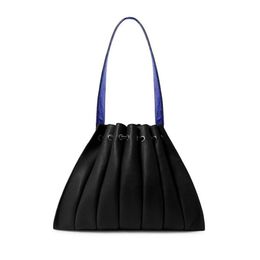 Gretchen Schultertasche Fan Hobo (2-tlg), in modischem Design, blau|schwarz