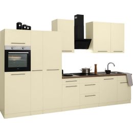 Wiho-Küchen wiho Küchen Küchenzeile Unna, ohne E-Geräte, Breite 360 cm, gelb