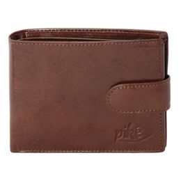 Pike Piké Geldbörse LUCA, echt Leder, Made in Italy, braun