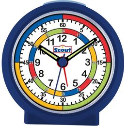 Scout Quarzwecker LearnTheTime, 280001010 Lernwecker, ideal auch als Geschenk, blau